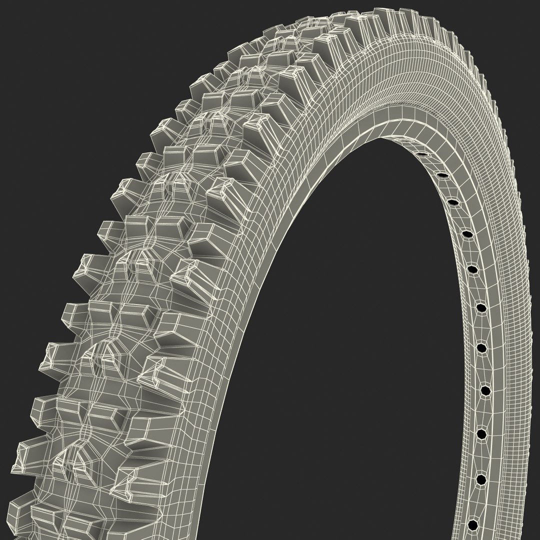 3d model of mountain bike tire maxxis
