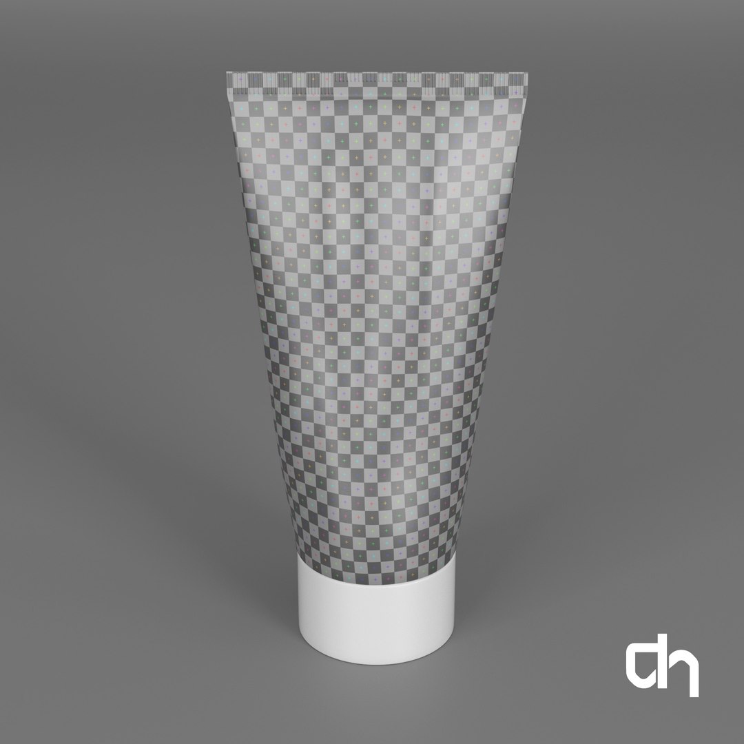 3d Cream Tubes 11 5x5 Model
