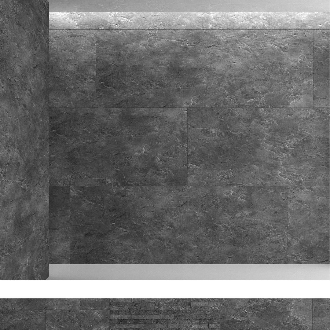 Black Slate 1 3D Model - TurboSquid 1585067