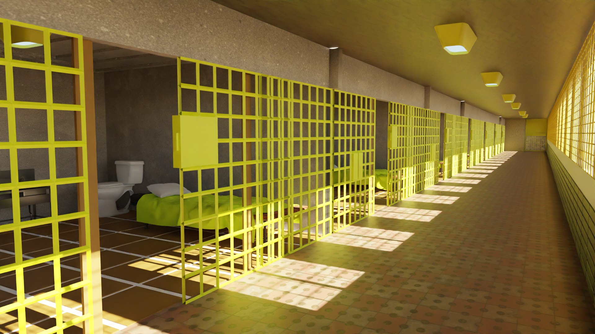Prison 3D Model - TurboSquid 2154743