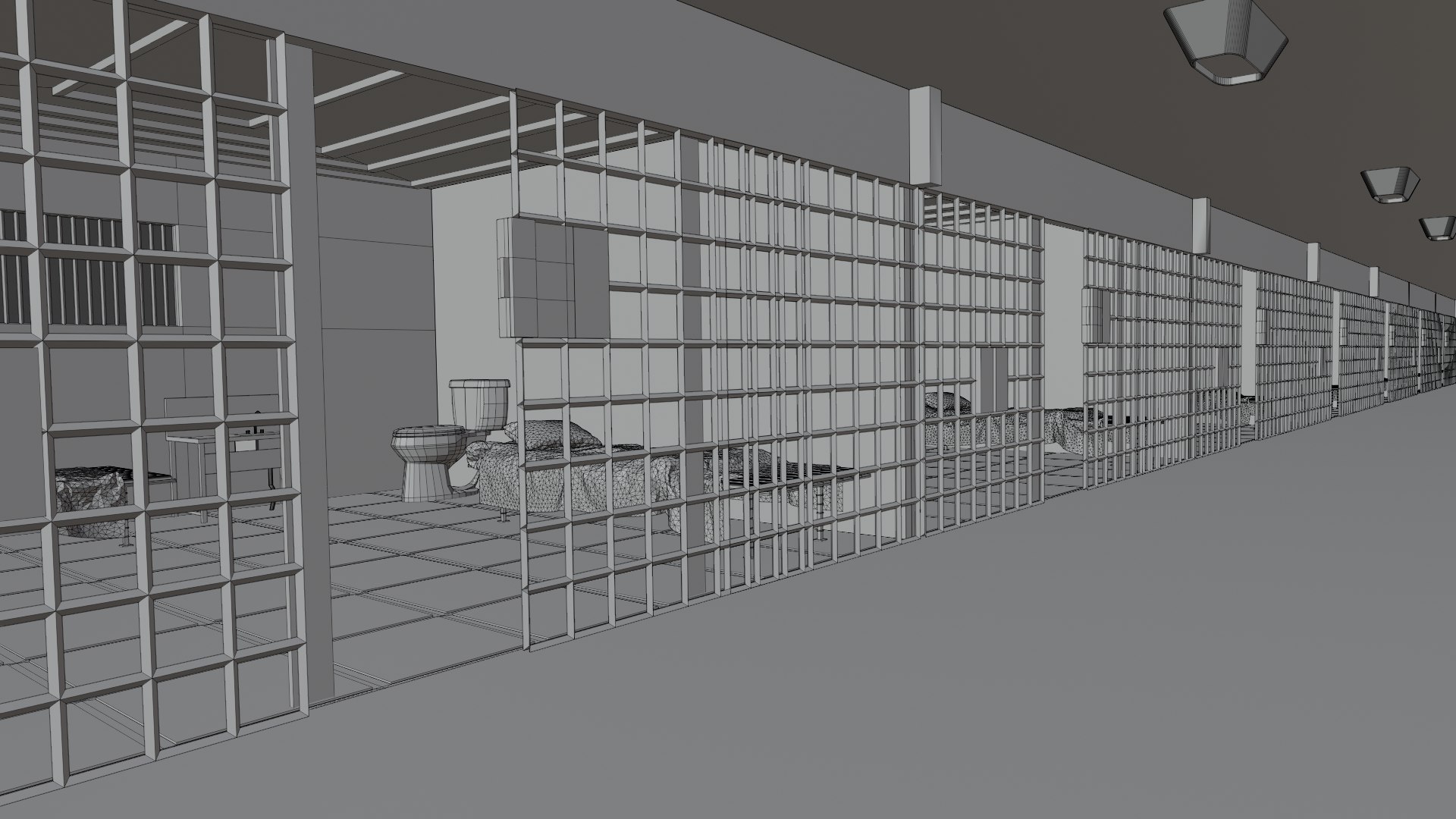 Prison 3D Model - TurboSquid 2154743