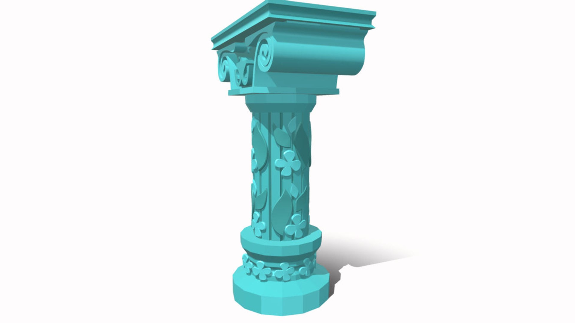 Game Cartoon Pillar B Model - TurboSquid 2247784