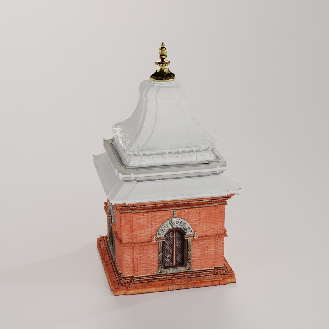 3D Model Hindu Temple G - TurboSquid 2178067