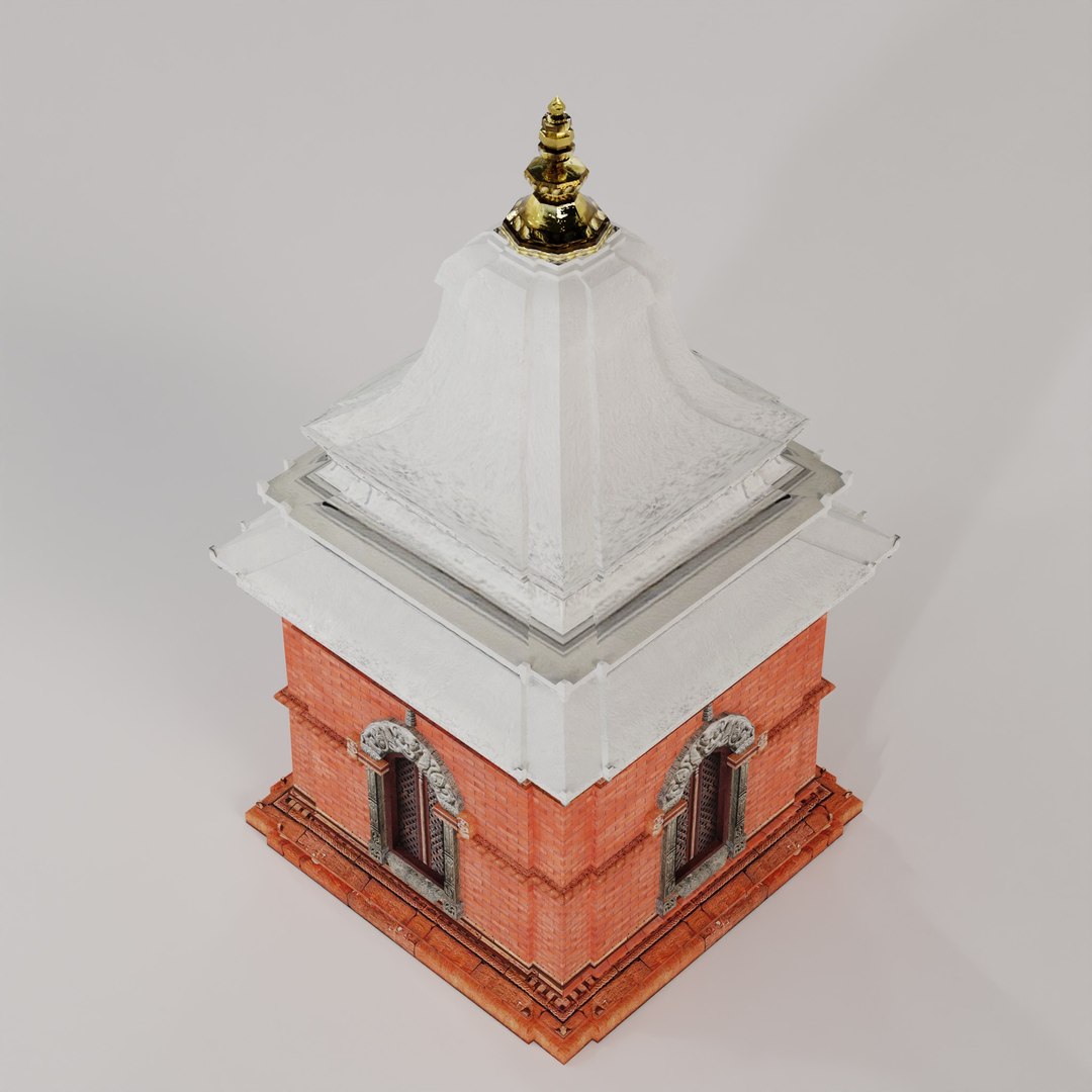 3D Model Hindu Temple G - TurboSquid 2178067