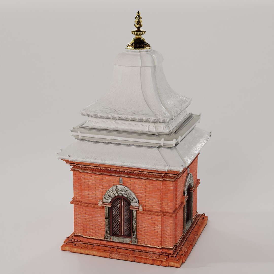 3D Model Hindu Temple G - TurboSquid 2178067