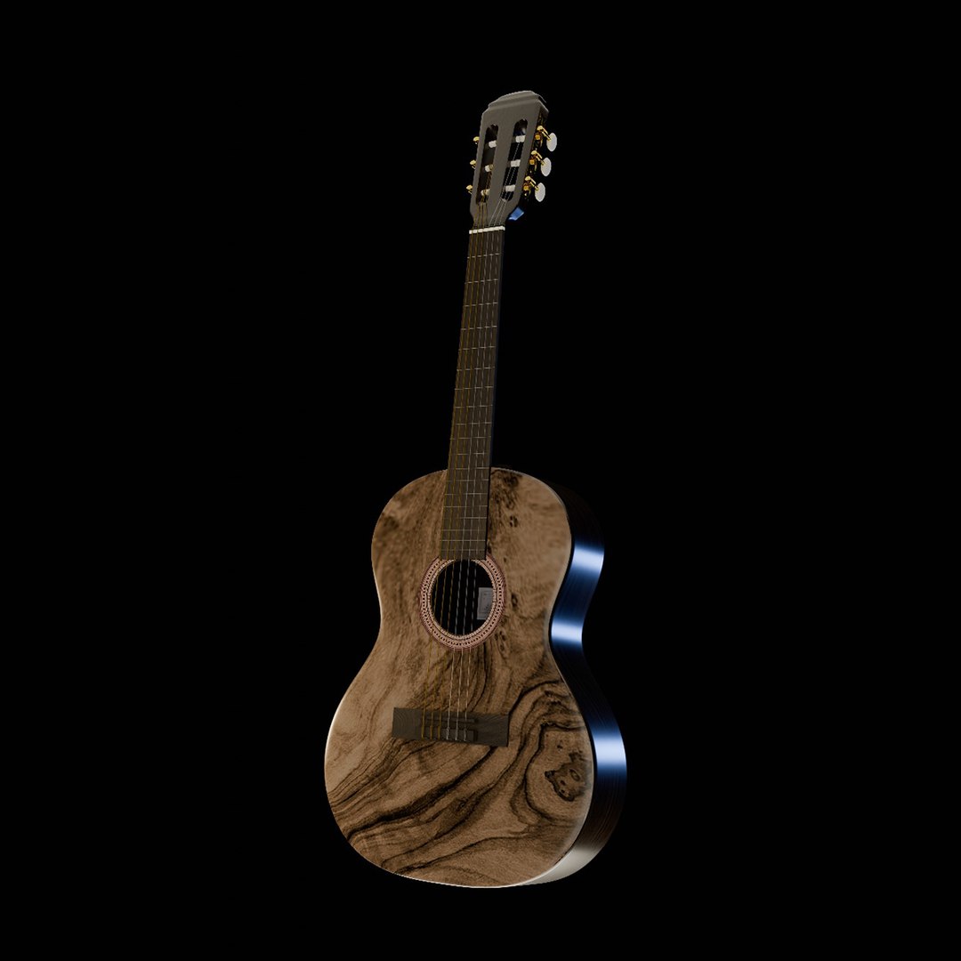 Classical Guitar 3D Model - TurboSquid 2198428