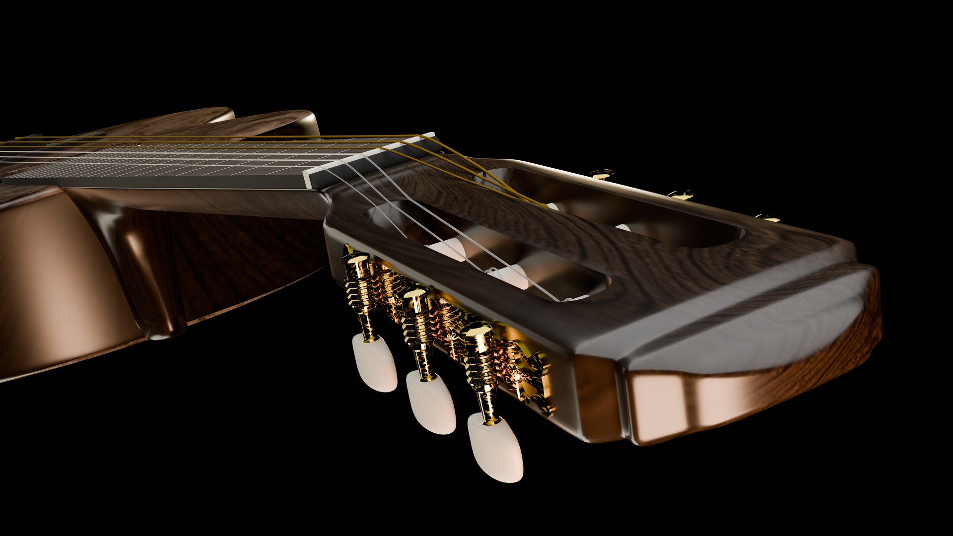 Classical Guitar 3D Model - TurboSquid 2198428