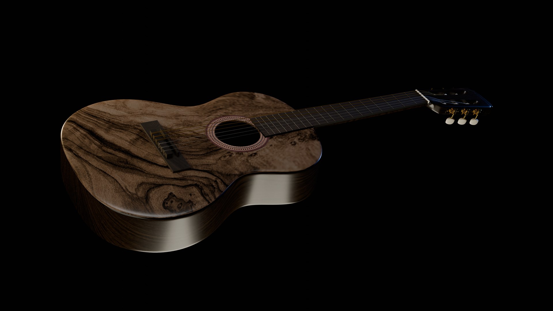 Classical Guitar 3D Model - TurboSquid 2198428