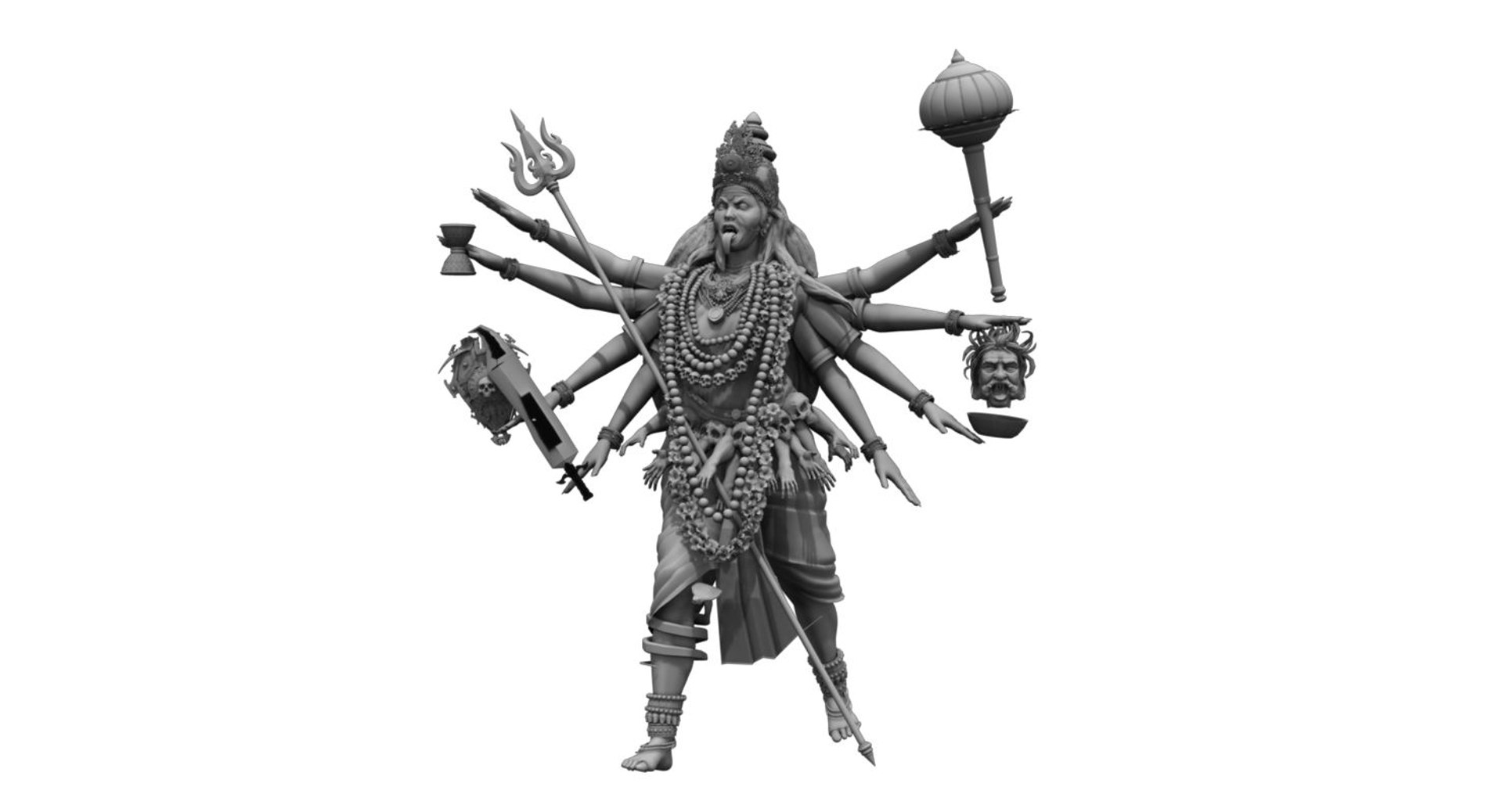 God Kali 3D Model - TurboSquid 1435107