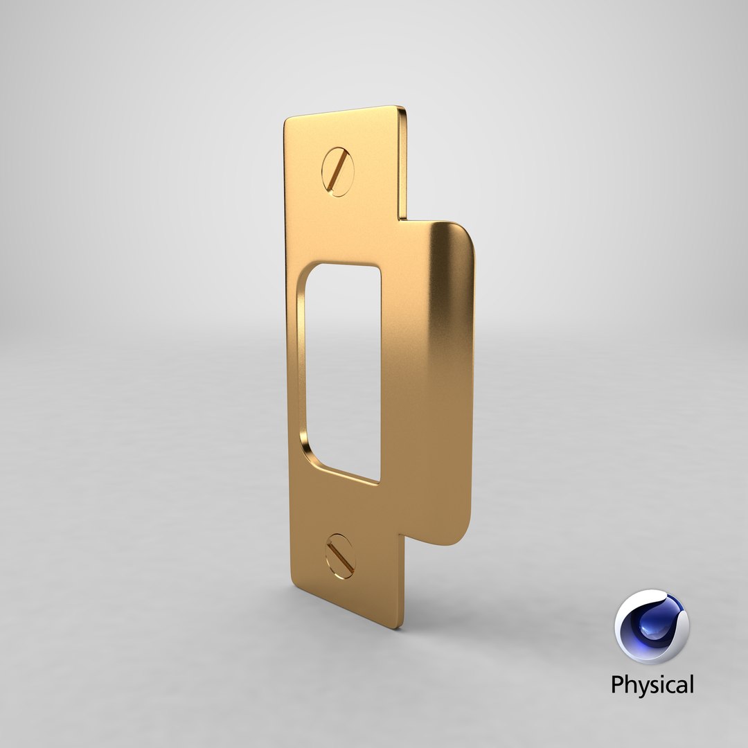 3D Strike Plate - TurboSquid 1701211