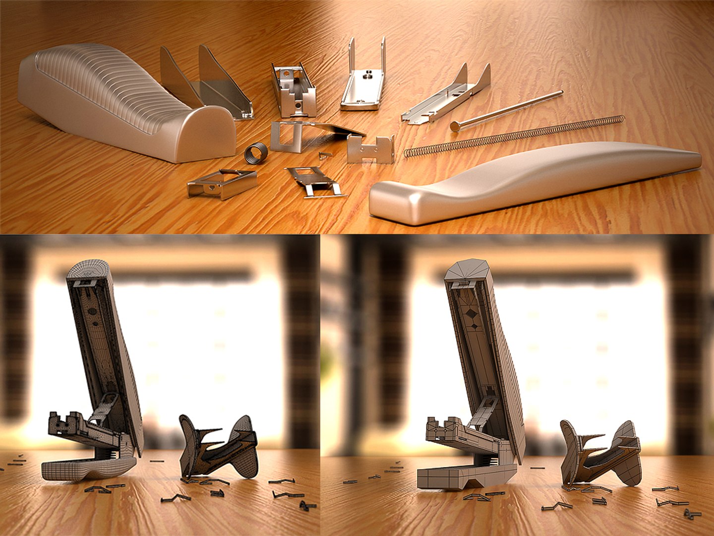 3d Stapler Model