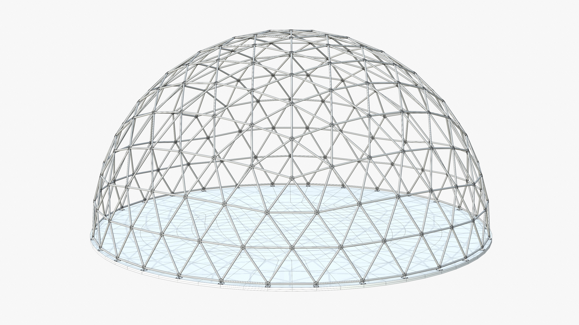 Geodesic Dome V6 3D model - TurboSquid 1829174