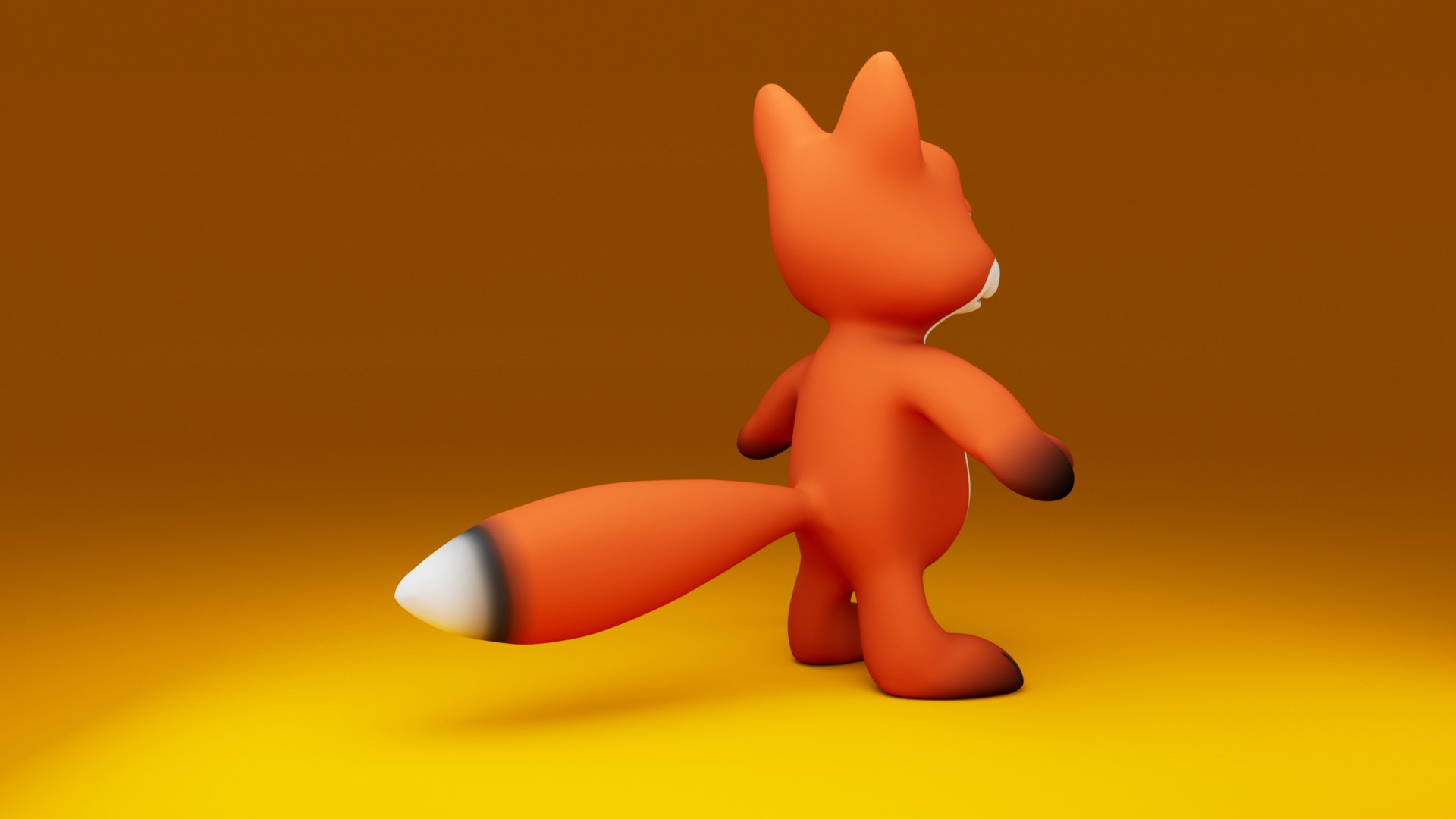 3D Cunning Stylized Cartoon Anthropomorphic Fox 3D Model - TurboSquid ...