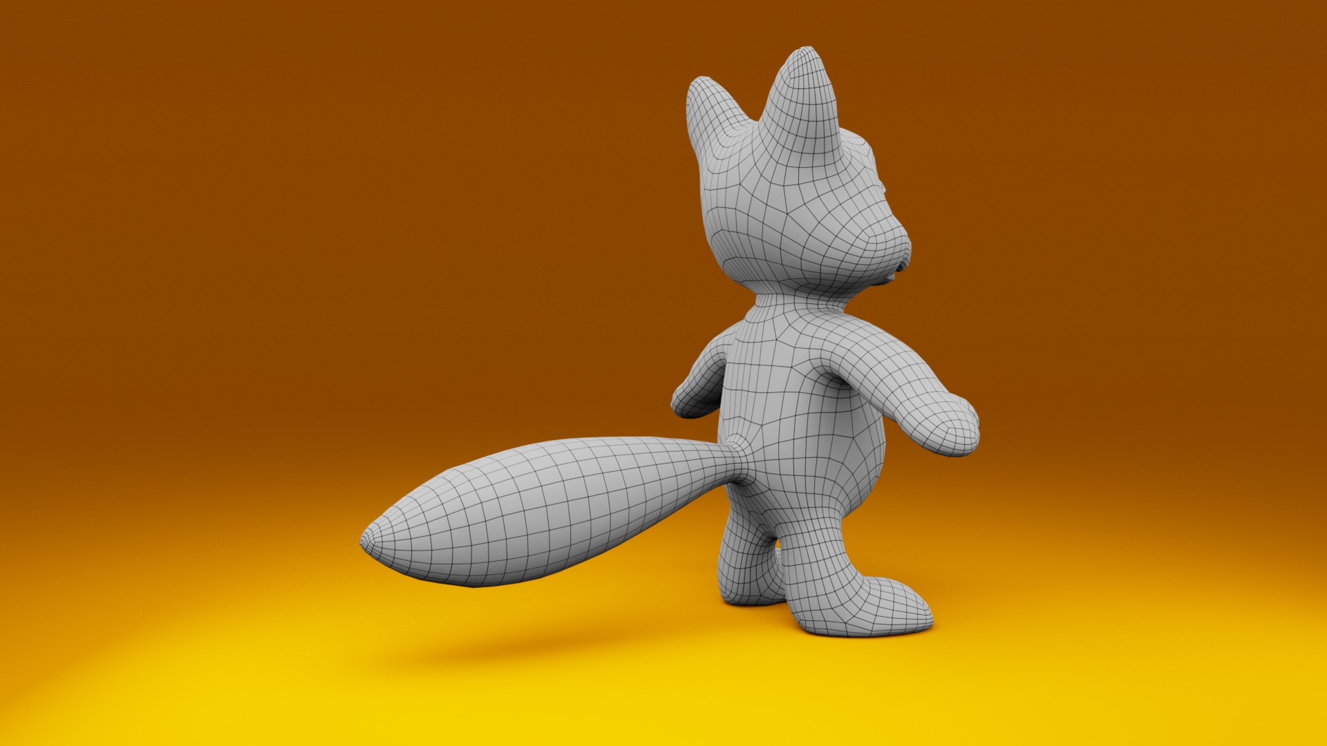 3D Cunning Stylized Cartoon Anthropomorphic Fox 3D Model - TurboSquid ...