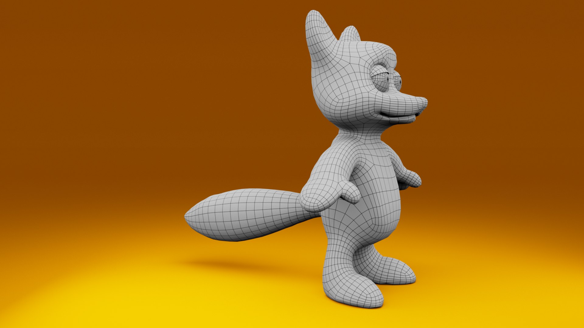 3D Cunning Stylized Cartoon Anthropomorphic Fox 3D Model - TurboSquid ...