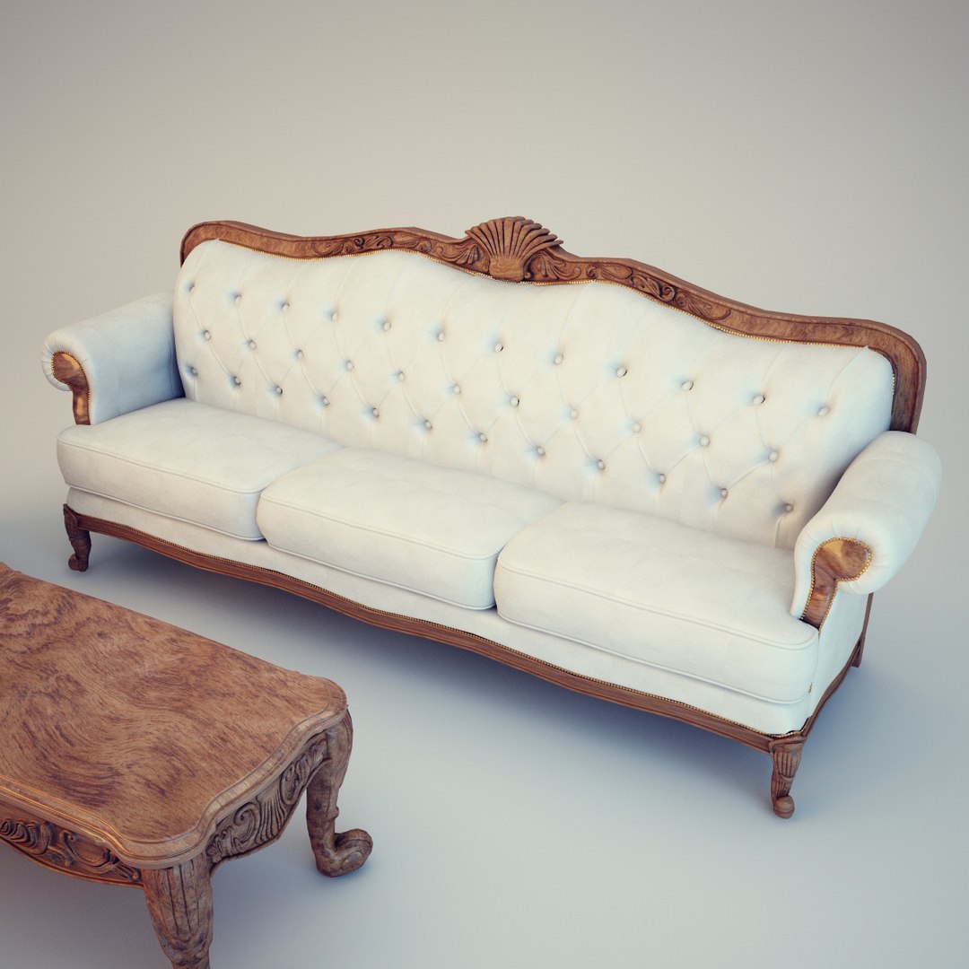 Classic Furniture 3d Obj