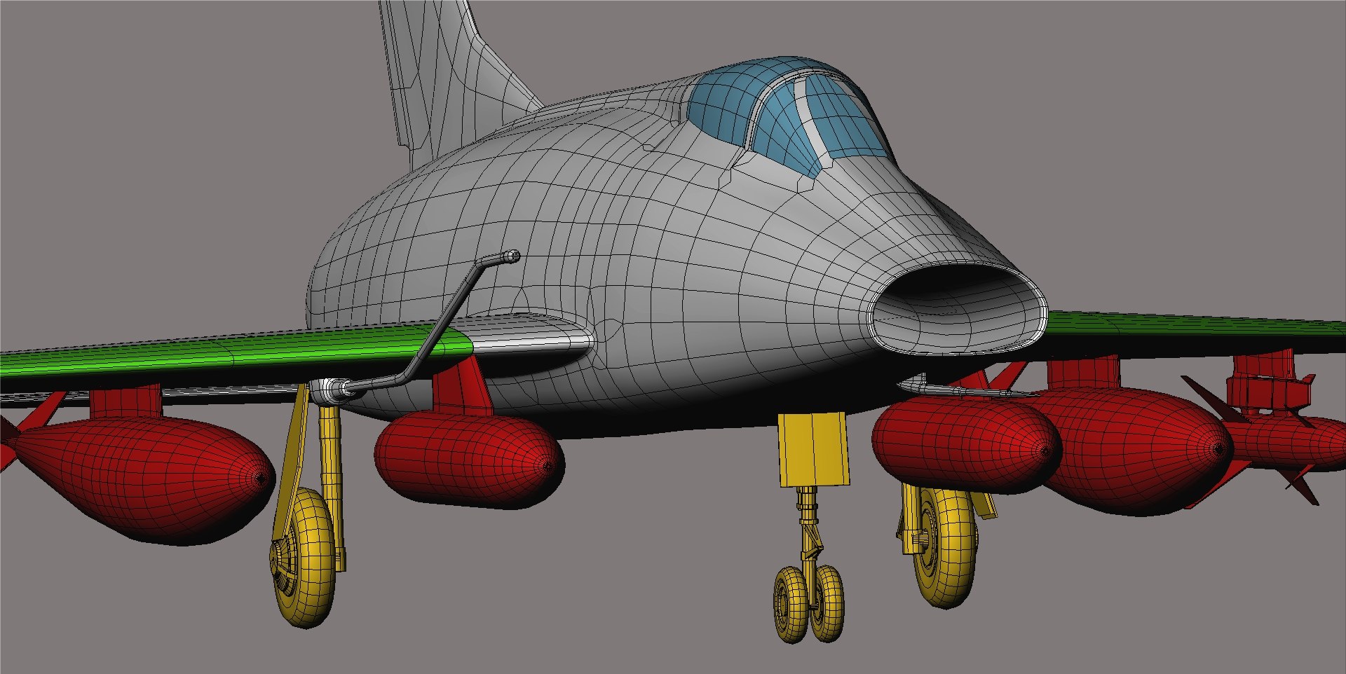 3d North American Super Sabre