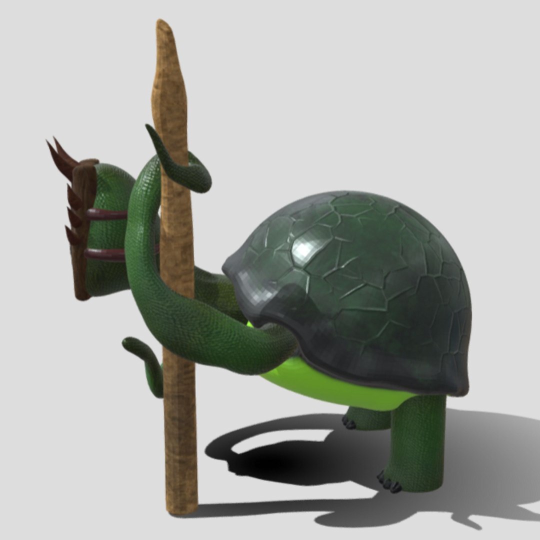 3D Model Fantasy Magic Turtle - TurboSquid 1617920