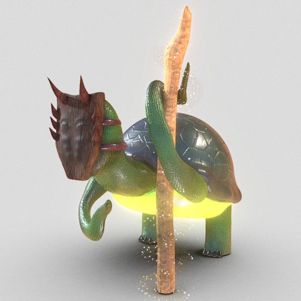 3D model fantasy magic turtle - TurboSquid 1617920