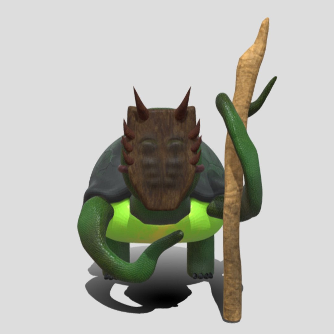 3D Model Fantasy Magic Turtle - TurboSquid 1617920