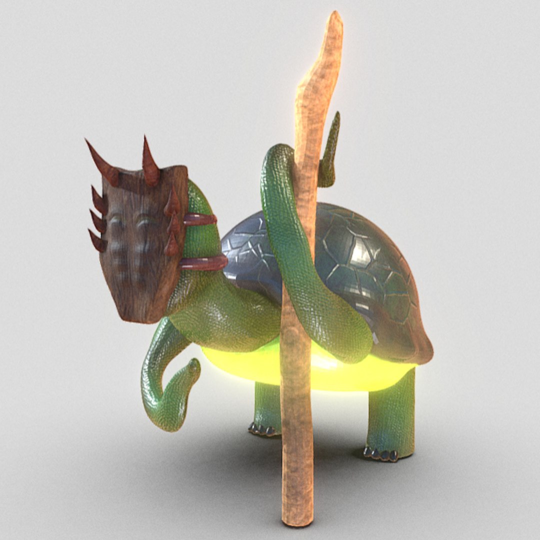 3D Model Fantasy Magic Turtle - TurboSquid 1617920