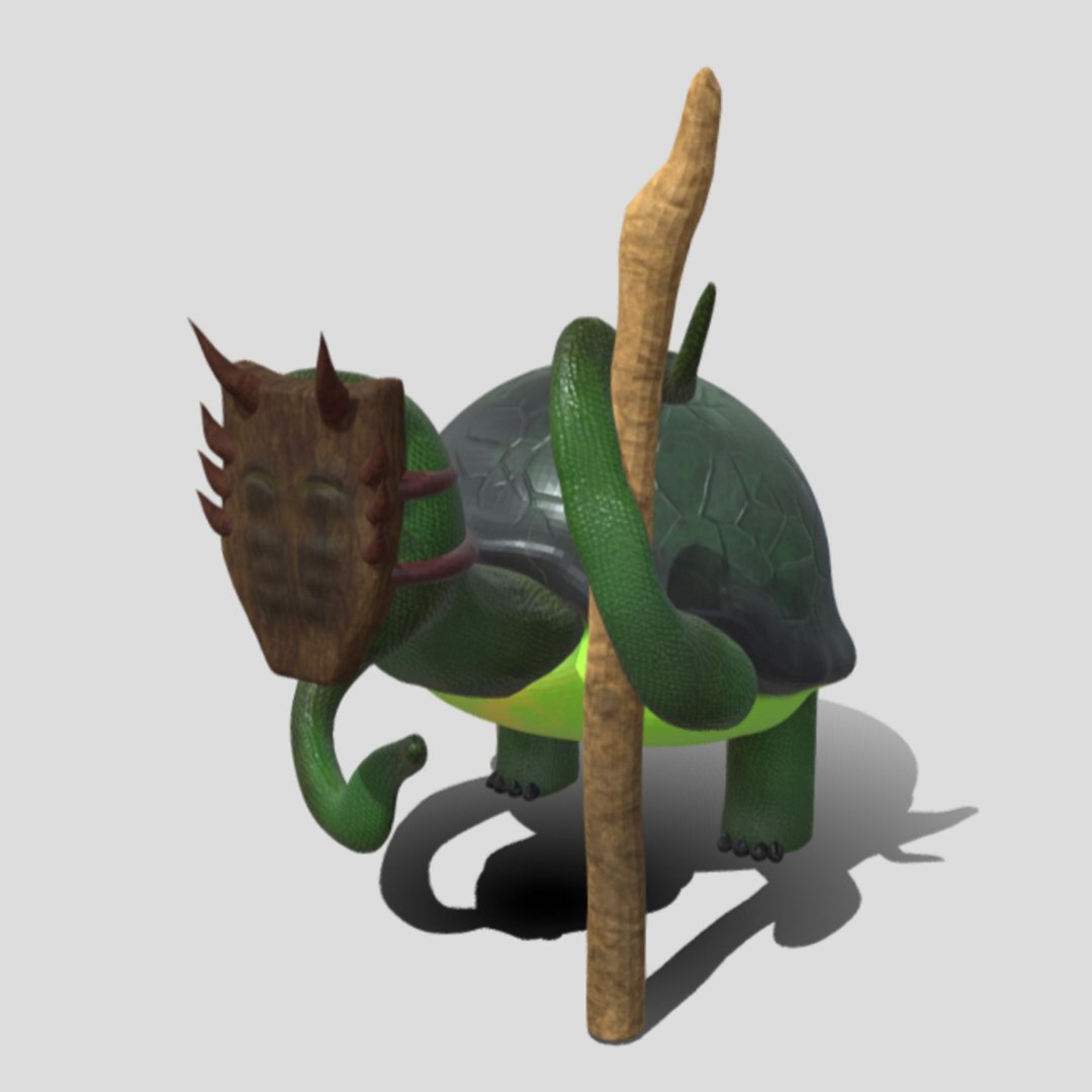 3D Model Fantasy Magic Turtle - TurboSquid 1617920