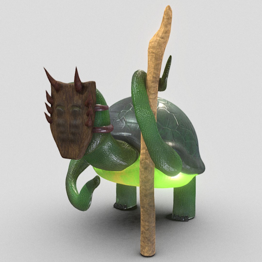 3D Model Fantasy Magic Turtle - TurboSquid 1617920