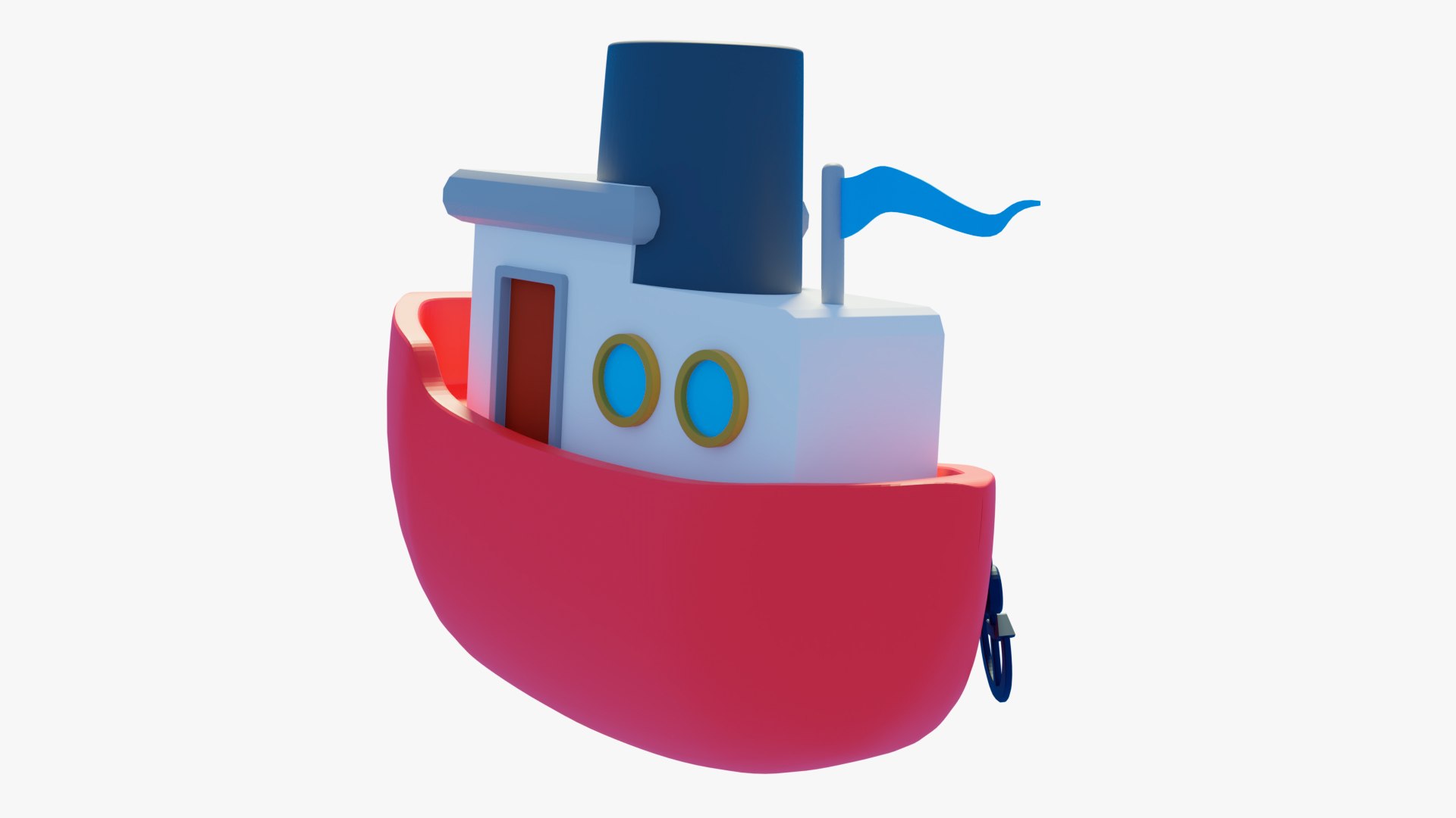 Free 3D Cartoon Ship Model - TurboSquid 1745776