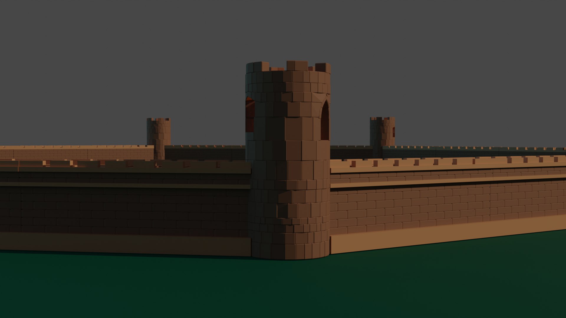 Free 3D Fantasy Castle Walls - TurboSquid 2225378