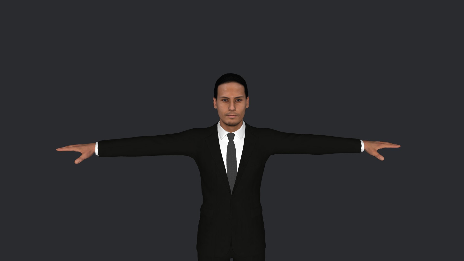 3D Virgil Van Dijk Hyper Realistic Full Body Fully Rigged 3D Character ...