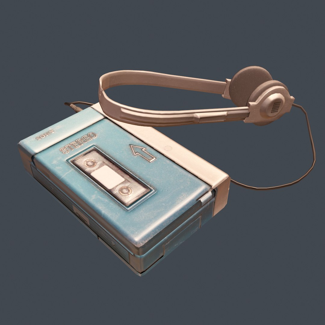 3d Model Sony Walkman Guardians Galaxy