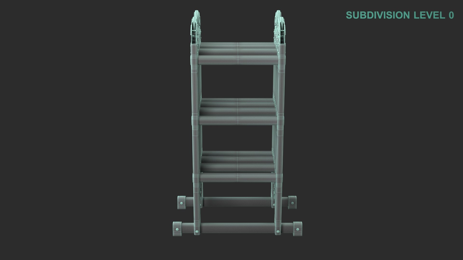 Folded Ladder model - TurboSquid 1868988