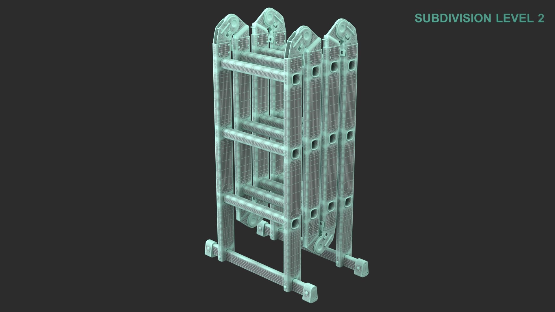 Folded Ladder model - TurboSquid 1868988