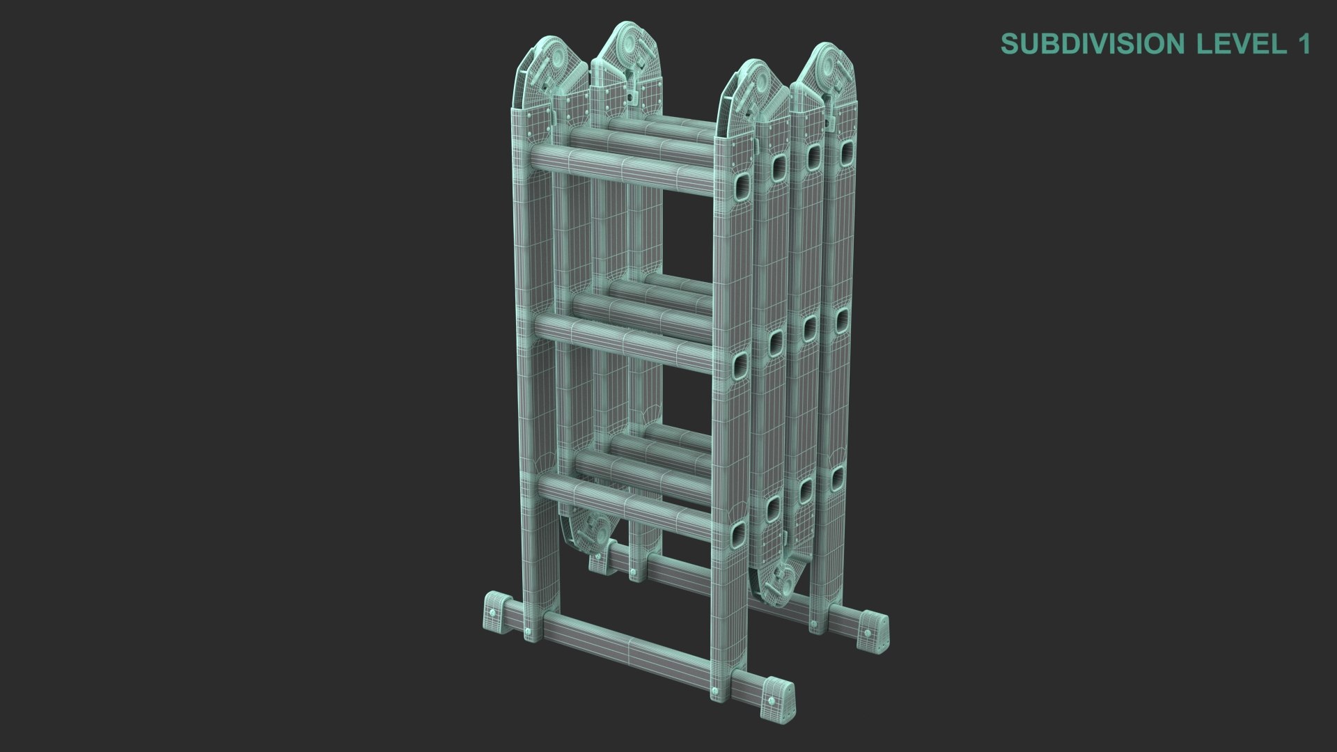 Folded Ladder model - TurboSquid 1868988