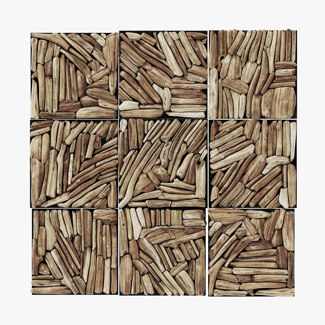 3D Rectangle Panel Branch Splinter Big N7 - TurboSquid 1792188