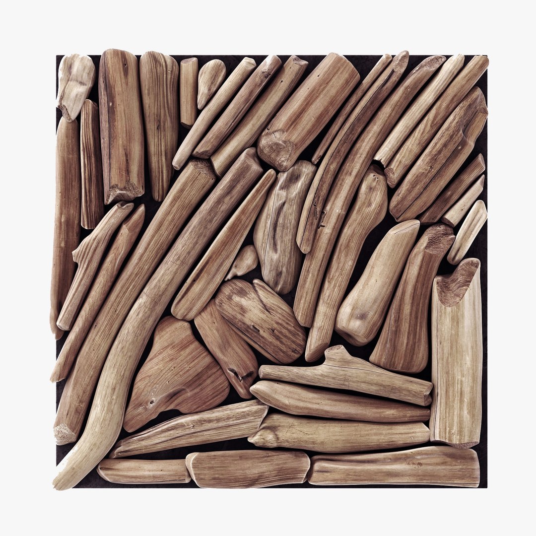 3D Rectangle Panel Branch Splinter Big N7 - TurboSquid 1792188