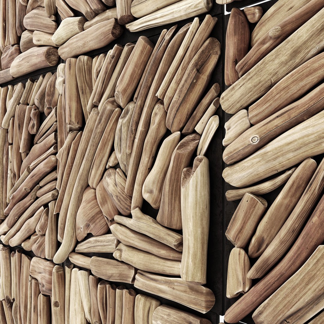 3D Rectangle Panel Branch Splinter Big N7 - TurboSquid 1792188