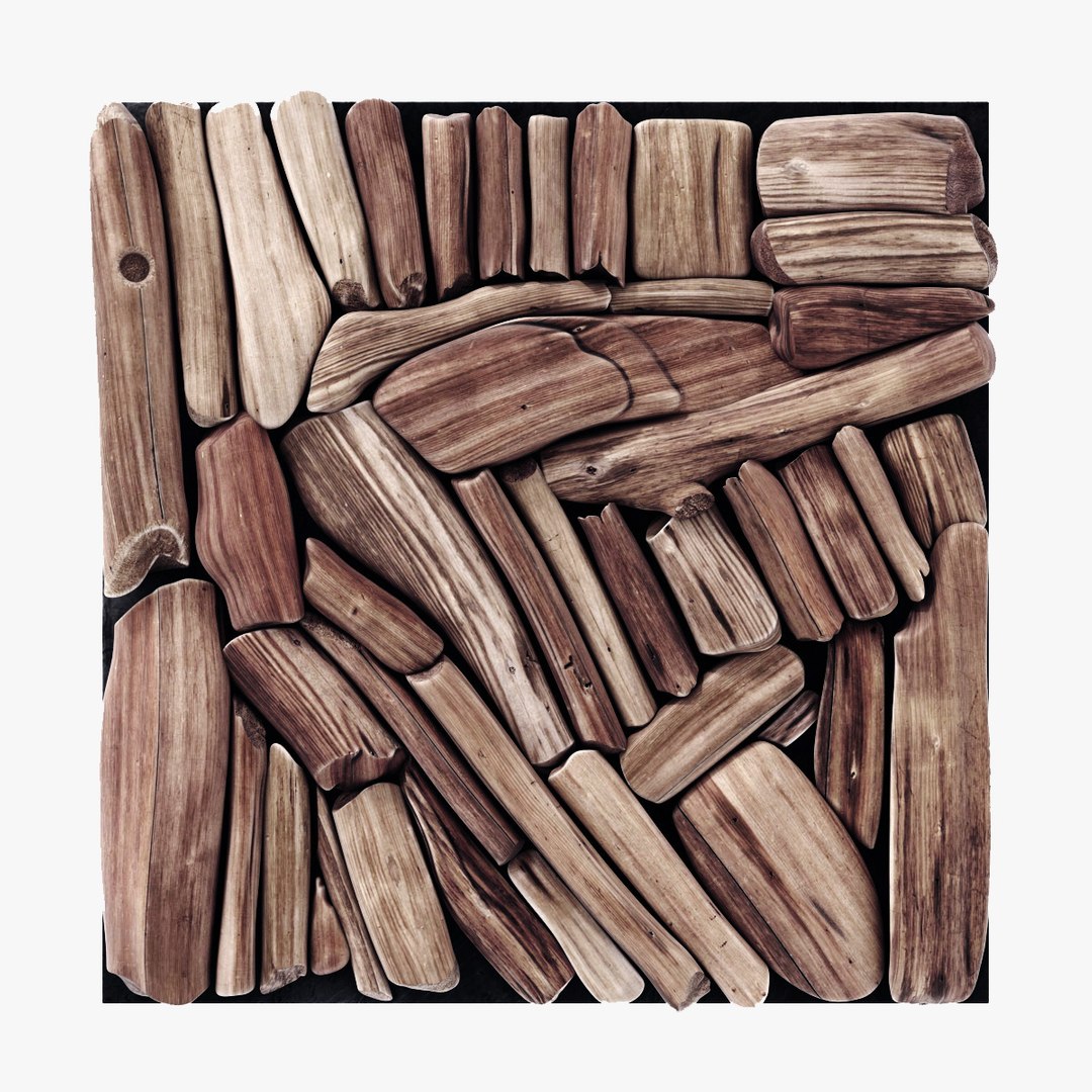 3D Rectangle Panel Branch Splinter Big N7 - TurboSquid 1792188