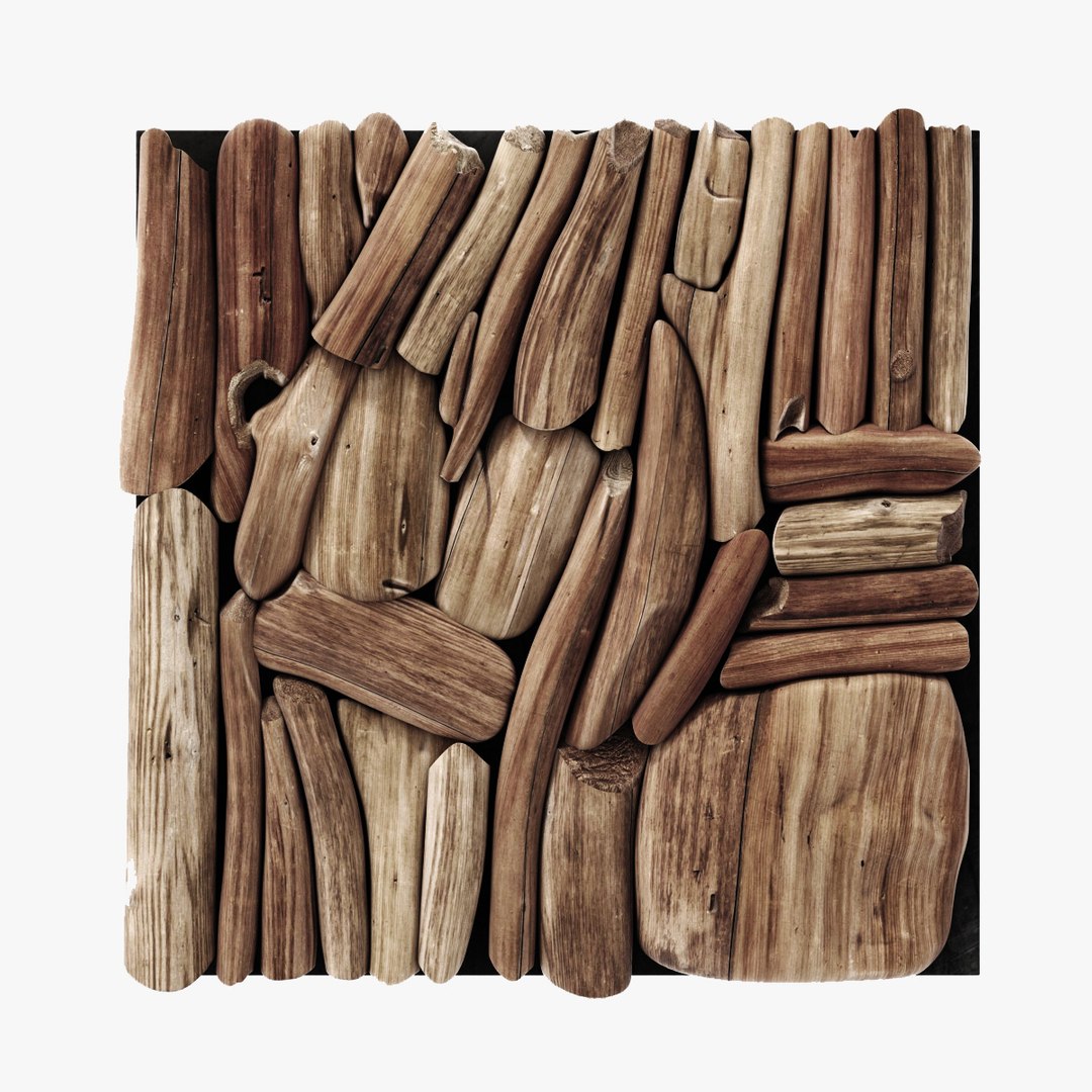 3D Rectangle Panel Branch Splinter Big N7 - TurboSquid 1792188