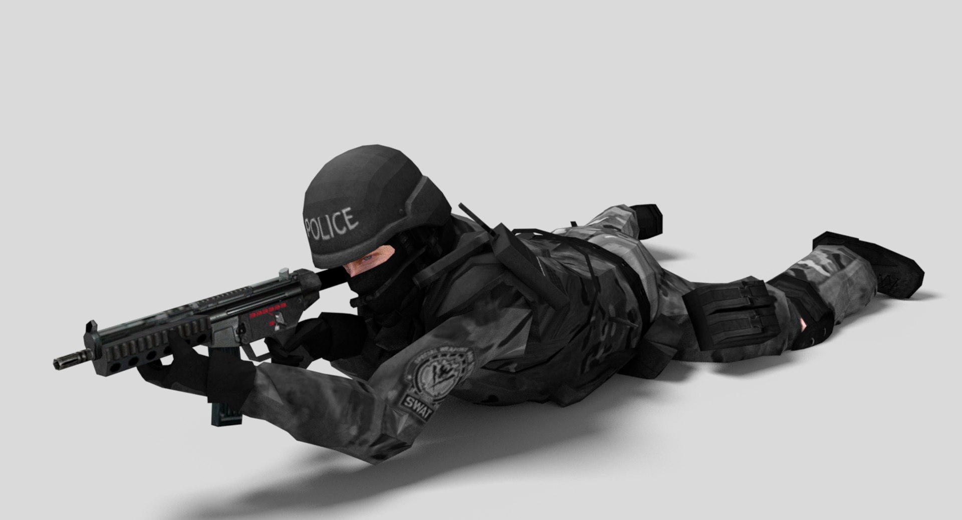 Swat Grey Camo 3D Model - TurboSquid 1296037