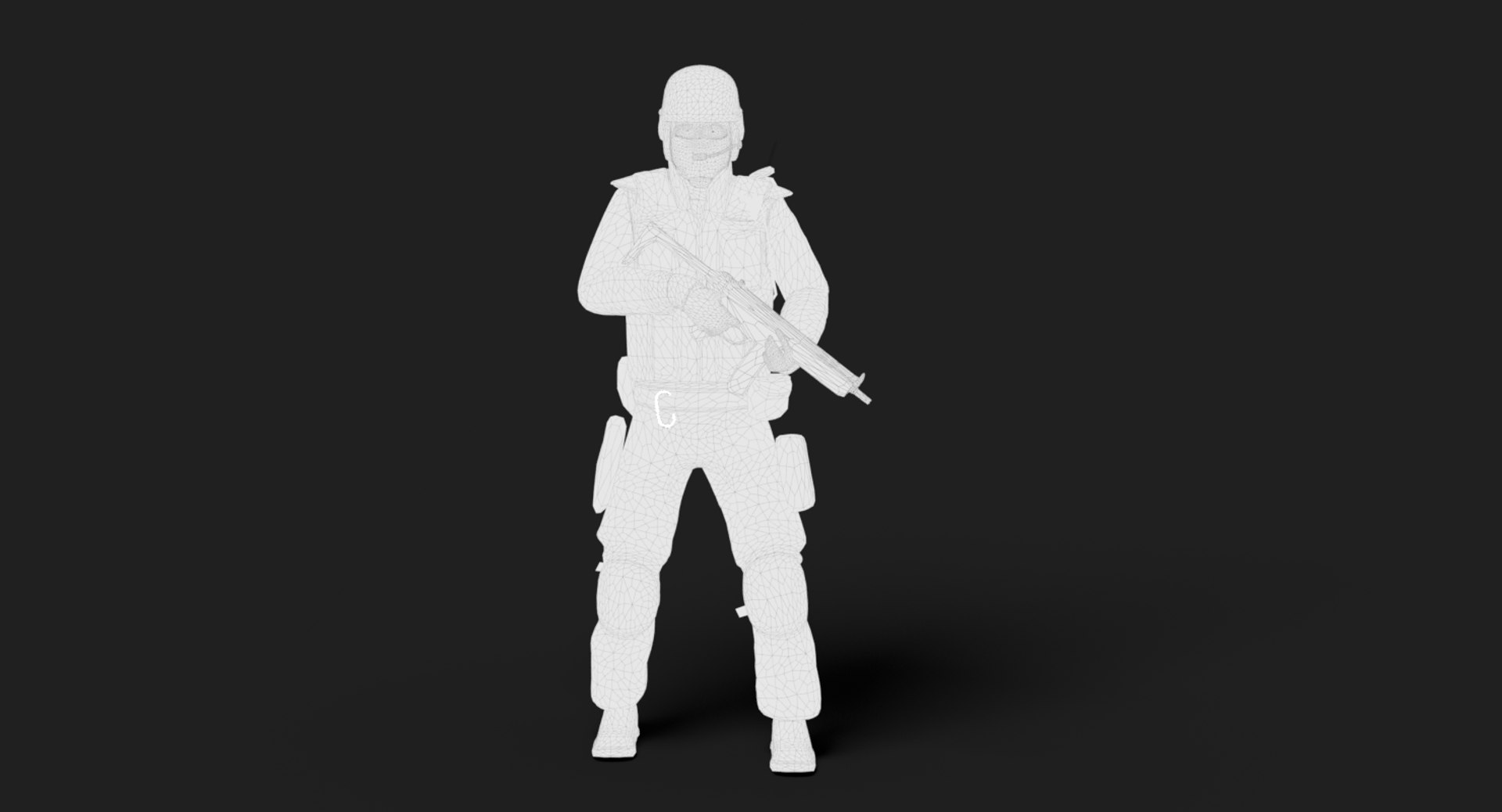 Swat Grey Camo 3D Model - TurboSquid 1296037