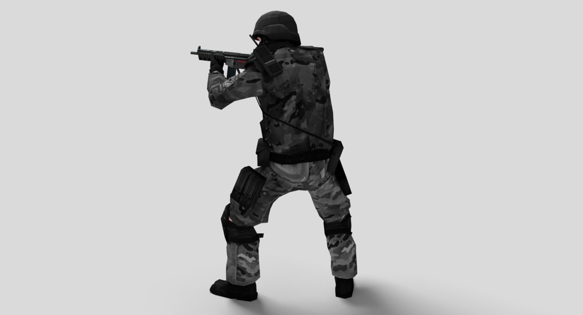 Swat Grey Camo 3D Model - TurboSquid 1296037