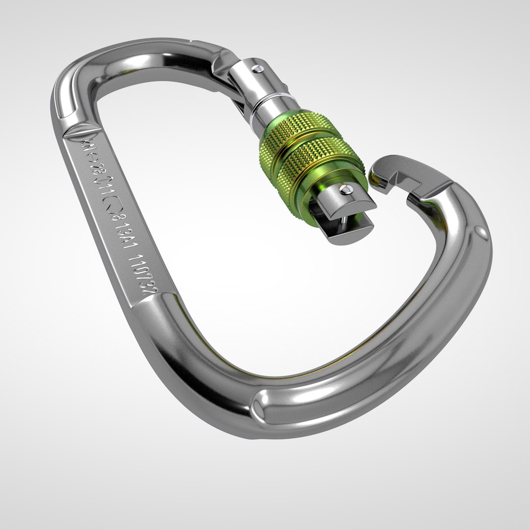 Realistic Carabiner C4d
