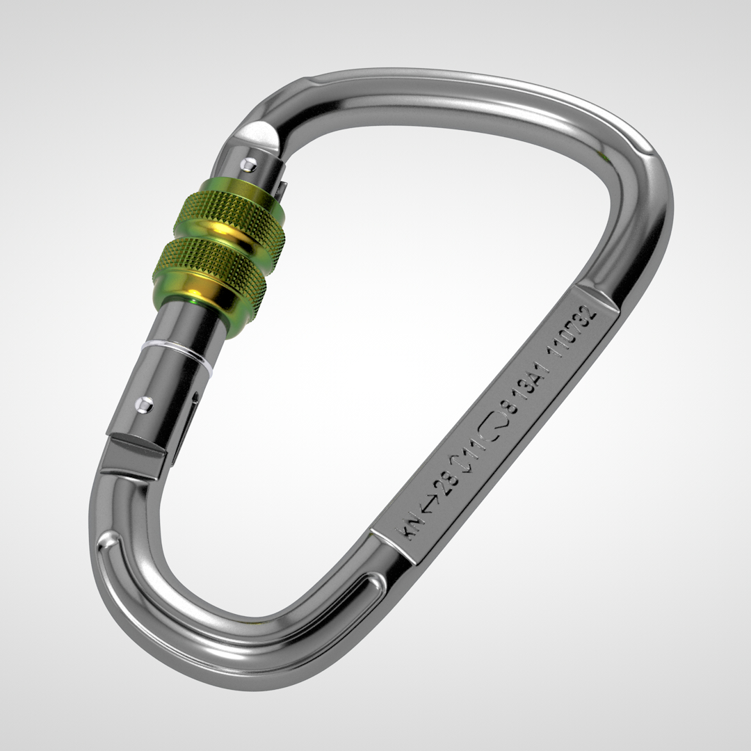 realistic carabiner c4d