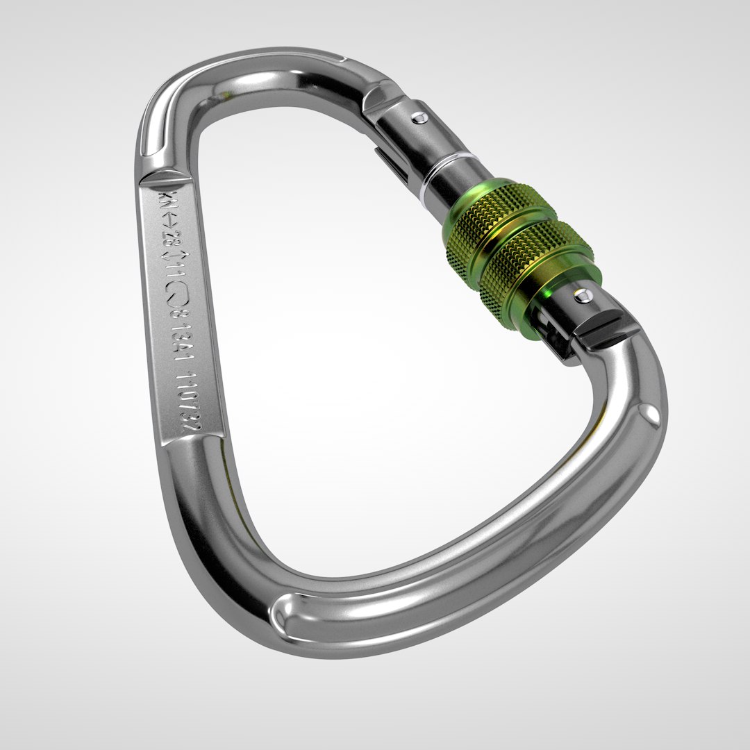 Realistic Carabiner C4d