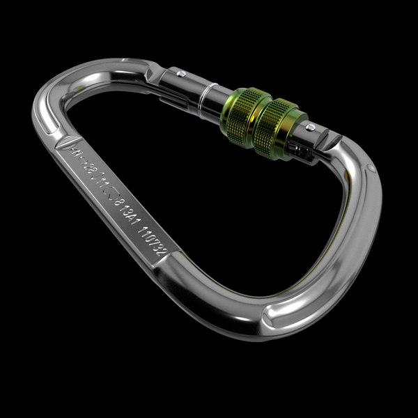 realistic carabiner c4d
