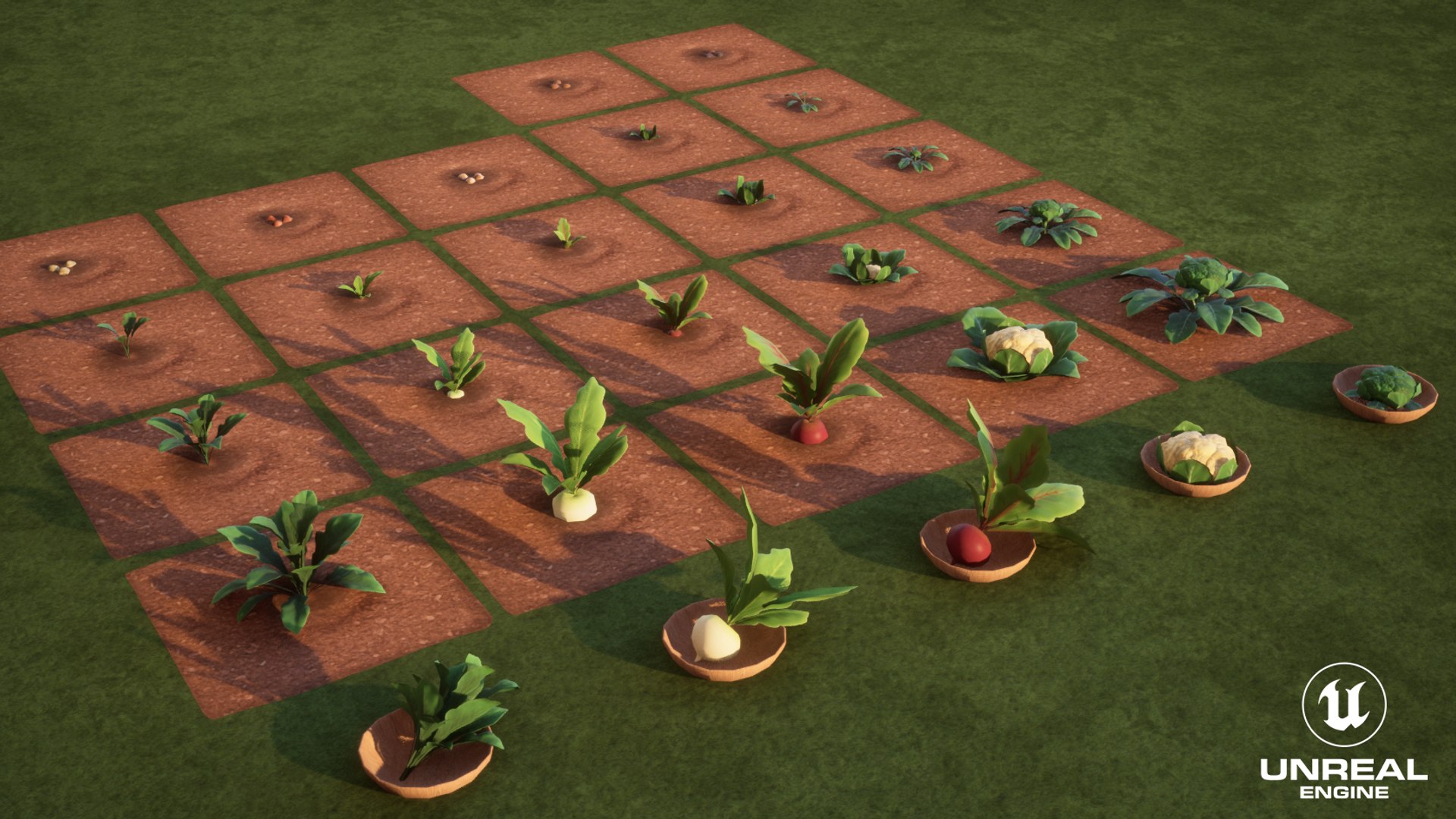 3D Model Vegetables Farm G92 - TurboSquid 1908763