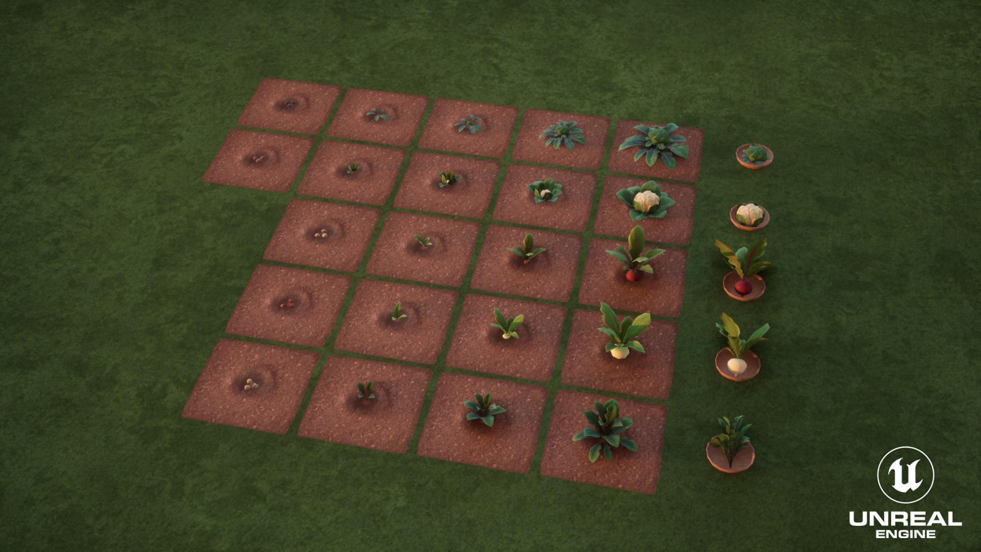 3D Model Vegetables Farm G92 - TurboSquid 1908763