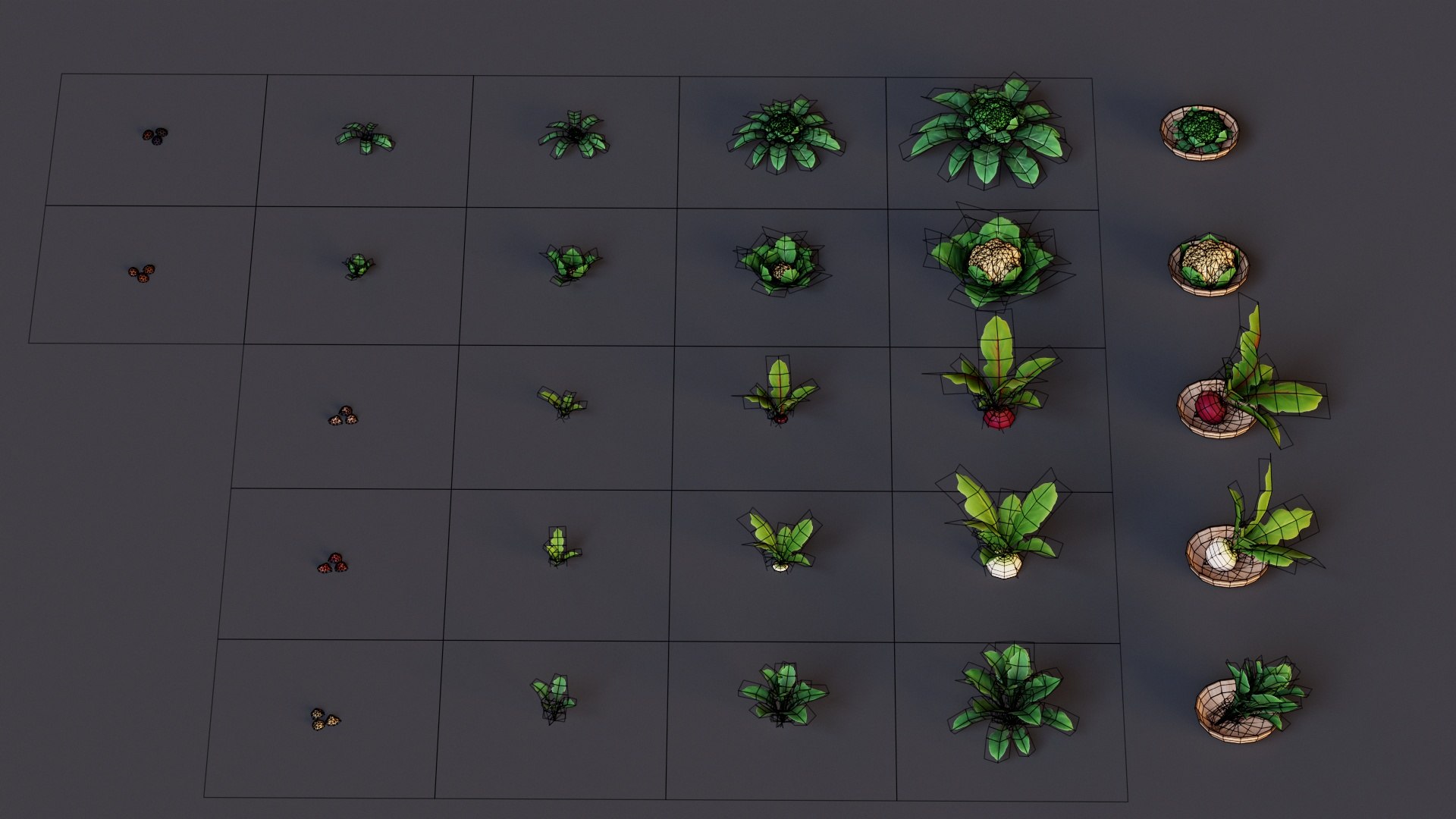 3D Model Vegetables Farm G92 - TurboSquid 1908763