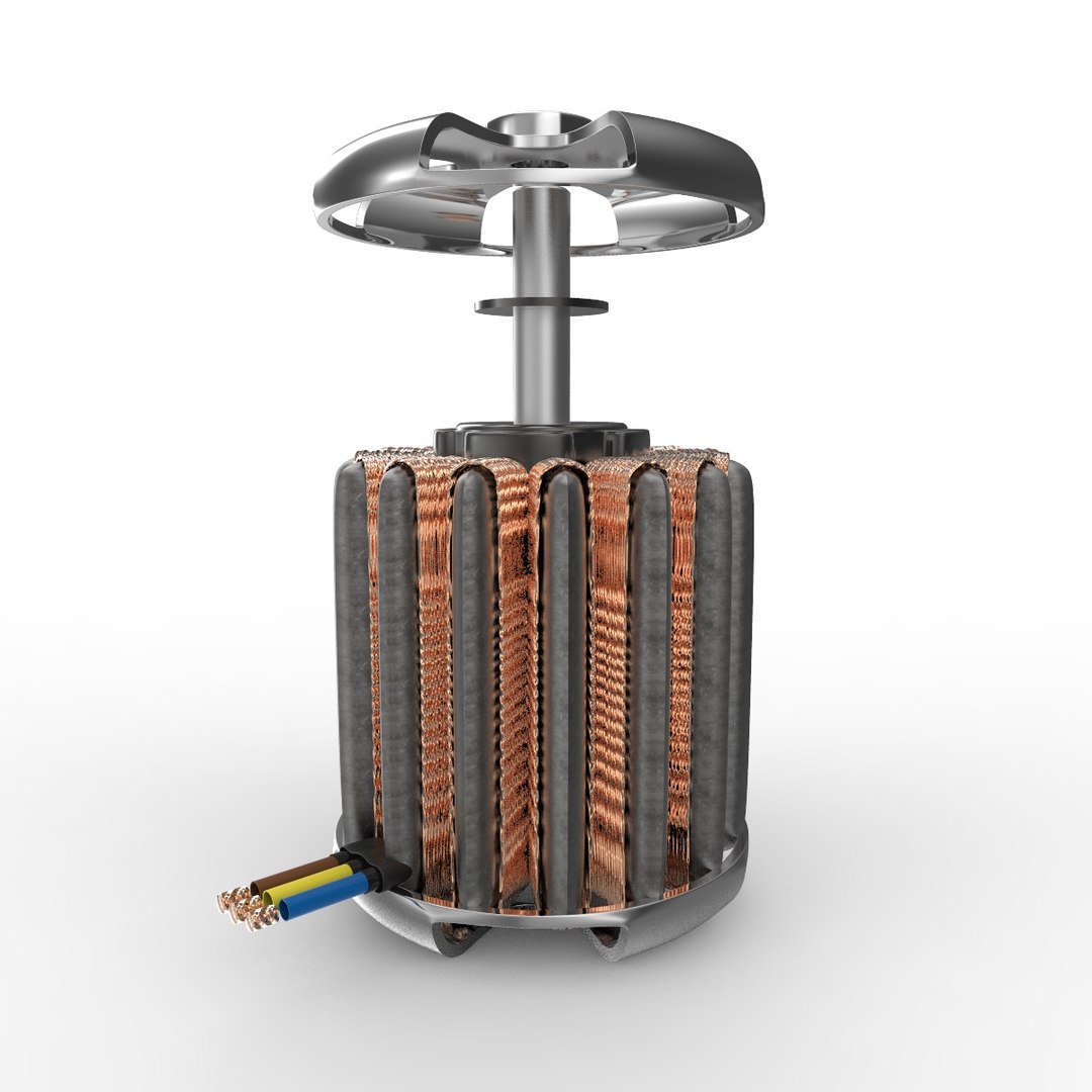 3d Model Of Electric Motor